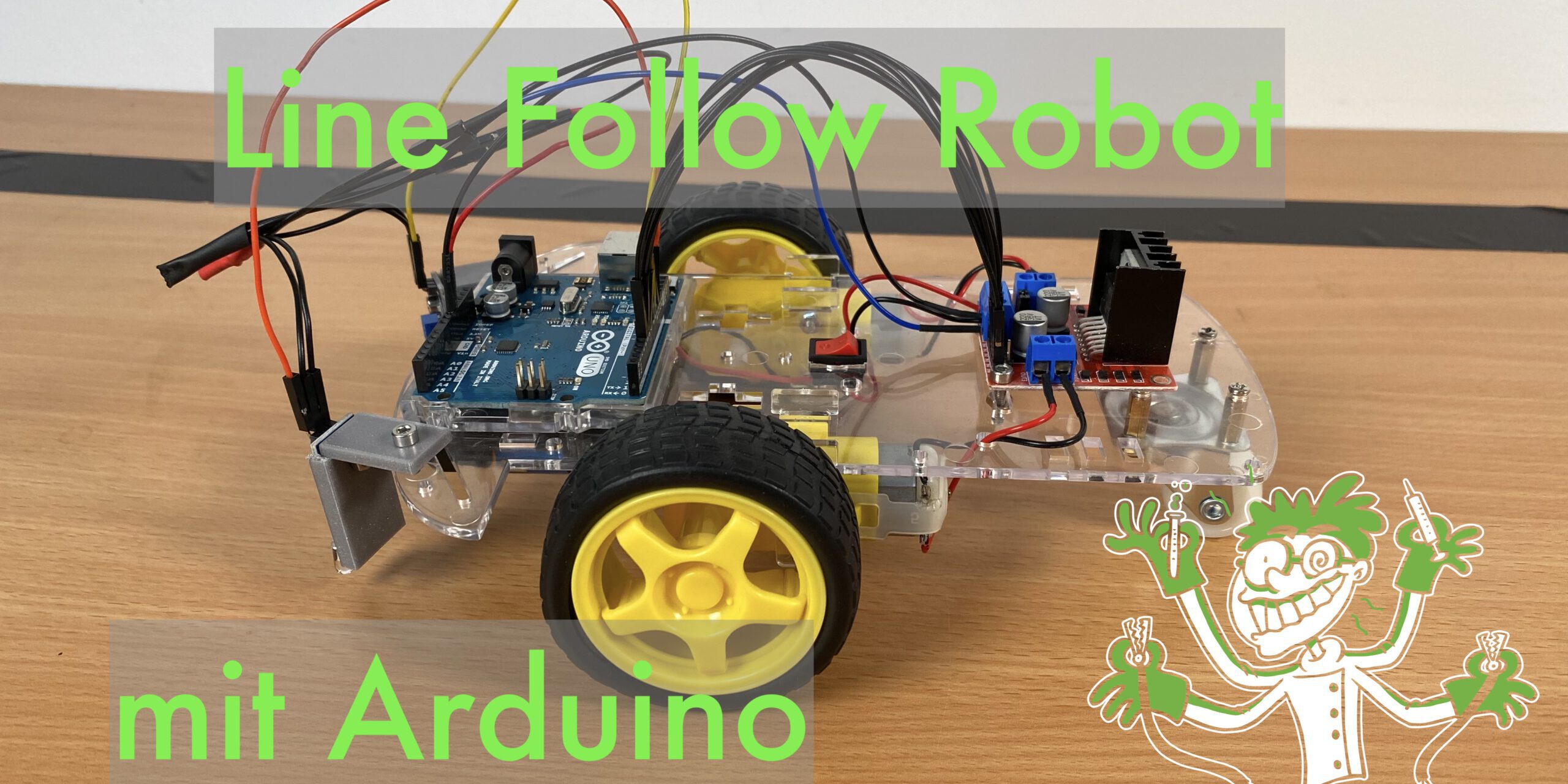 Wir bauen einen Line Follow Roboter mit Arduino - Creatronix